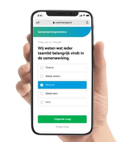 Met de samenwerking.app effectief evalueren - Common Eye